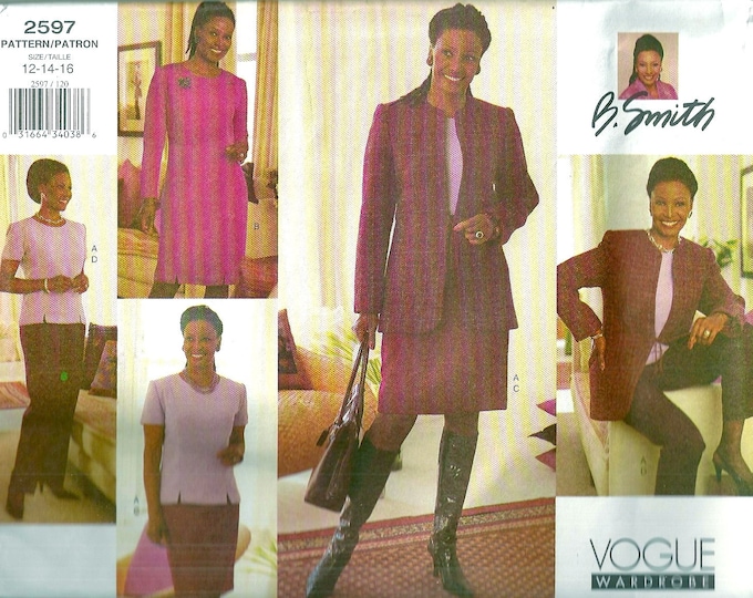 Vogue 7571 Misses 1920s Inspired Evening Dress Pattern Womens Vintage ...