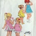 Simplicity 5052 1970s Toddlers Jiffy Criss Cross Dress Bloomers Pattern ...