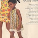 Simplicity 5052 1970s Toddlers Jiffy Criss Cross Dress Bloomers Pattern ...