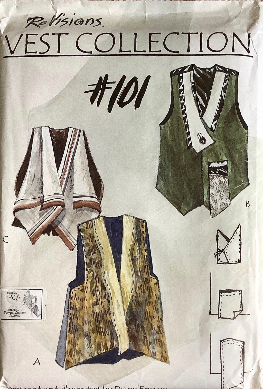 Revisions 101 3469 Versatile Vest Collection Pattern 3 Design Diane ...