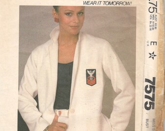 Butterick 3384 1980s Misses Evening Wrap Dress Pattern V Neck Two ...