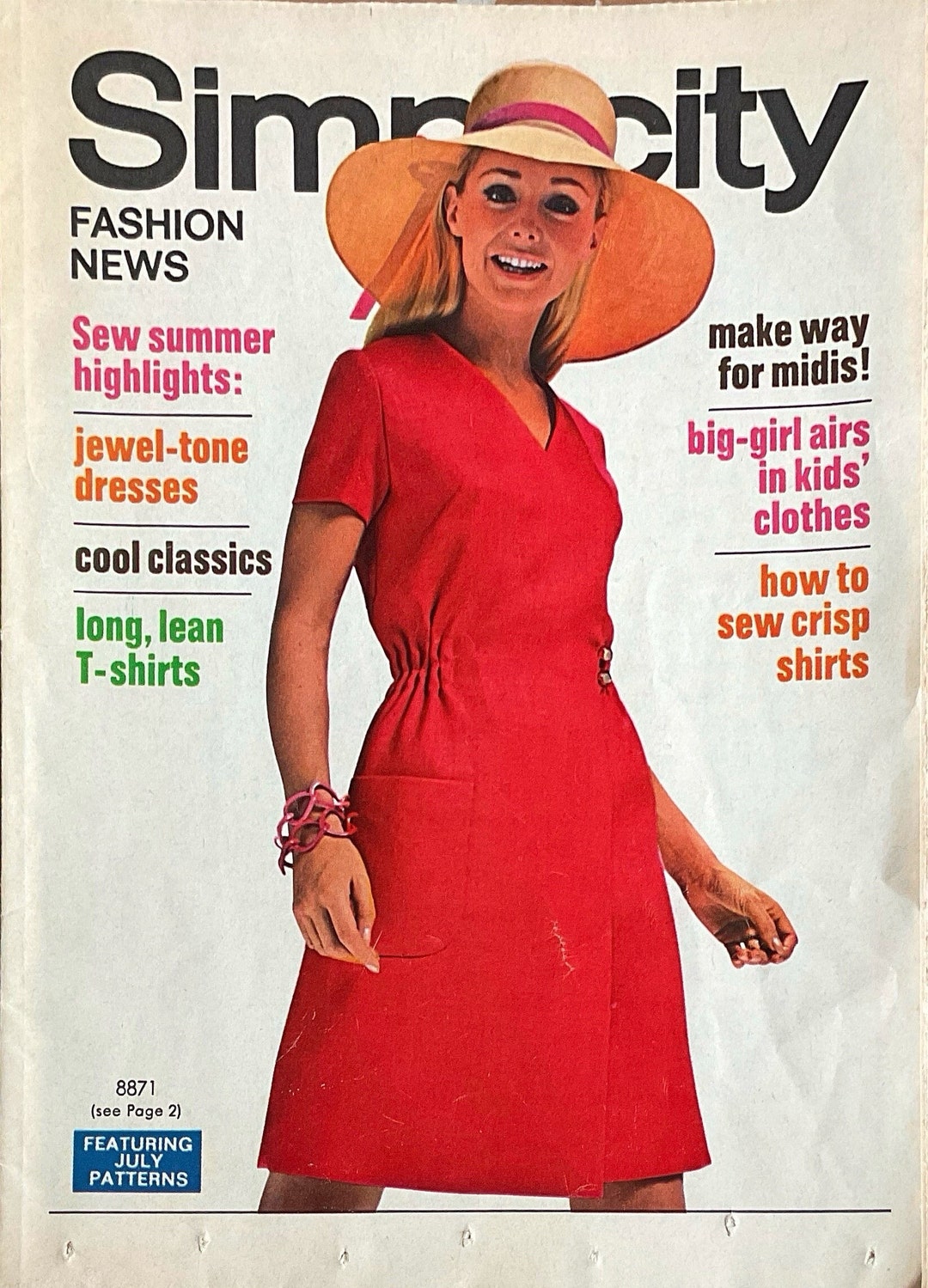 Simplicity Fashion News 1970s Featuring Summer Highlights Cool Classics ...