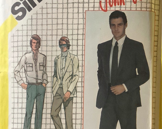 Simplicity 8958 80s Mens Womens Nightshirt Pattern Footed Drop Seat ...