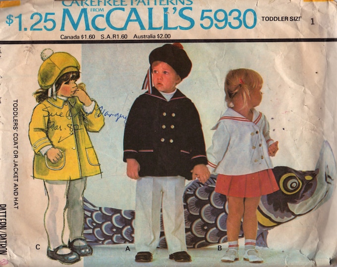 Simplicity 6739 Military Patriotic Costume Pattern Bicentennial Coat ...