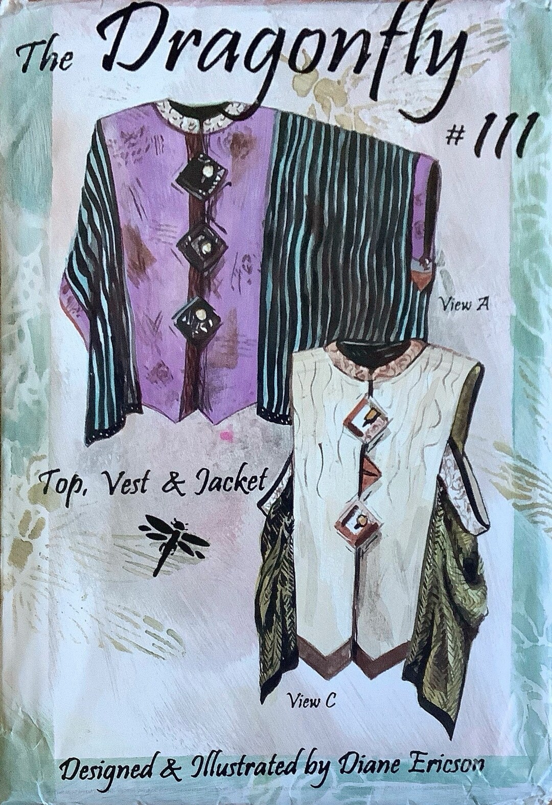 Revisions 5136 the Dragonfly 111 Designer Ethnically Inspired Jacket ...