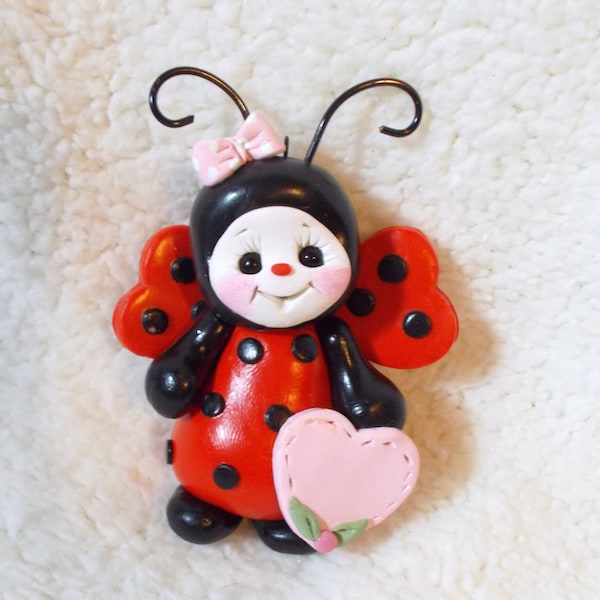 Ladybug Clay - Etsy
