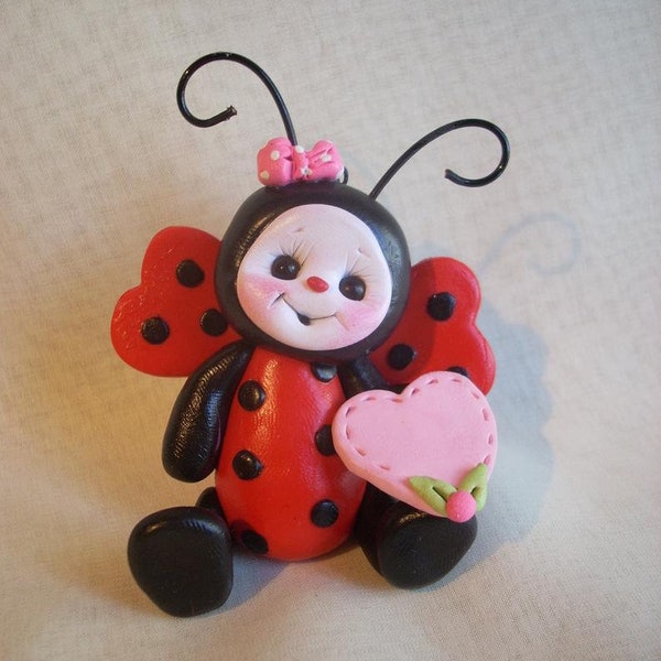 Clay Ladybug - Etsy