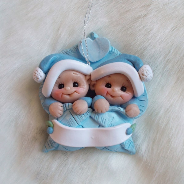 Christmas Twins Ornament - Etsy