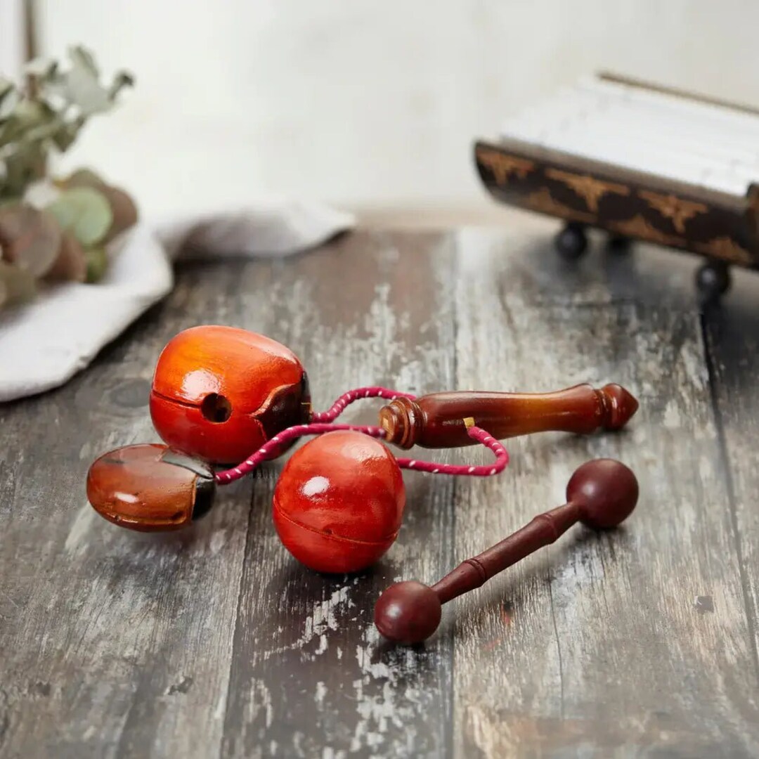 Vietnamese Lotus Clacker Unusual Musical Instrument From Vietnam 27cm ...