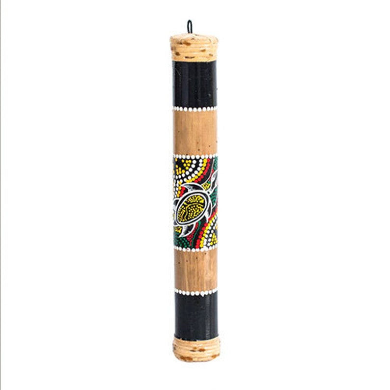 Handmade Painted Bamboo Bali Rainstick Instrument Assorted Colours - Etsy