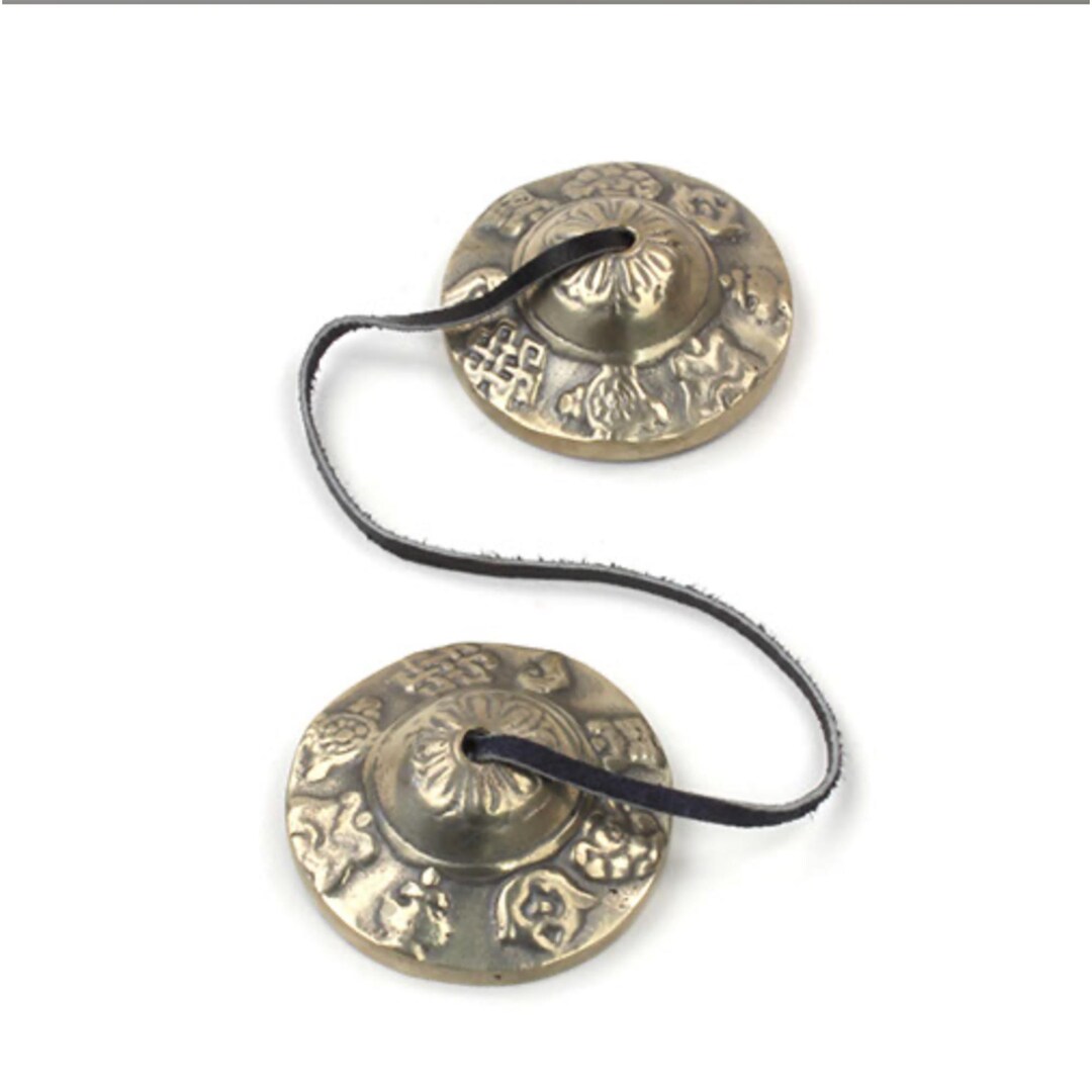 Mini Indian Bells on Leather Band String Prayer Bells Percussion ...