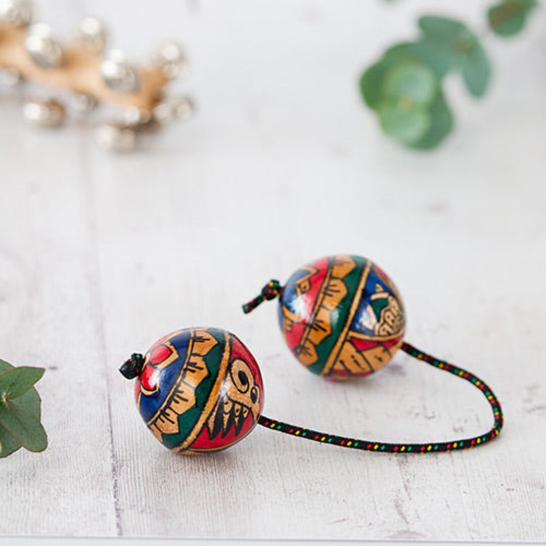 Geometric Style Kashaka Percussion Instrument/asalato/patica/kosika ...