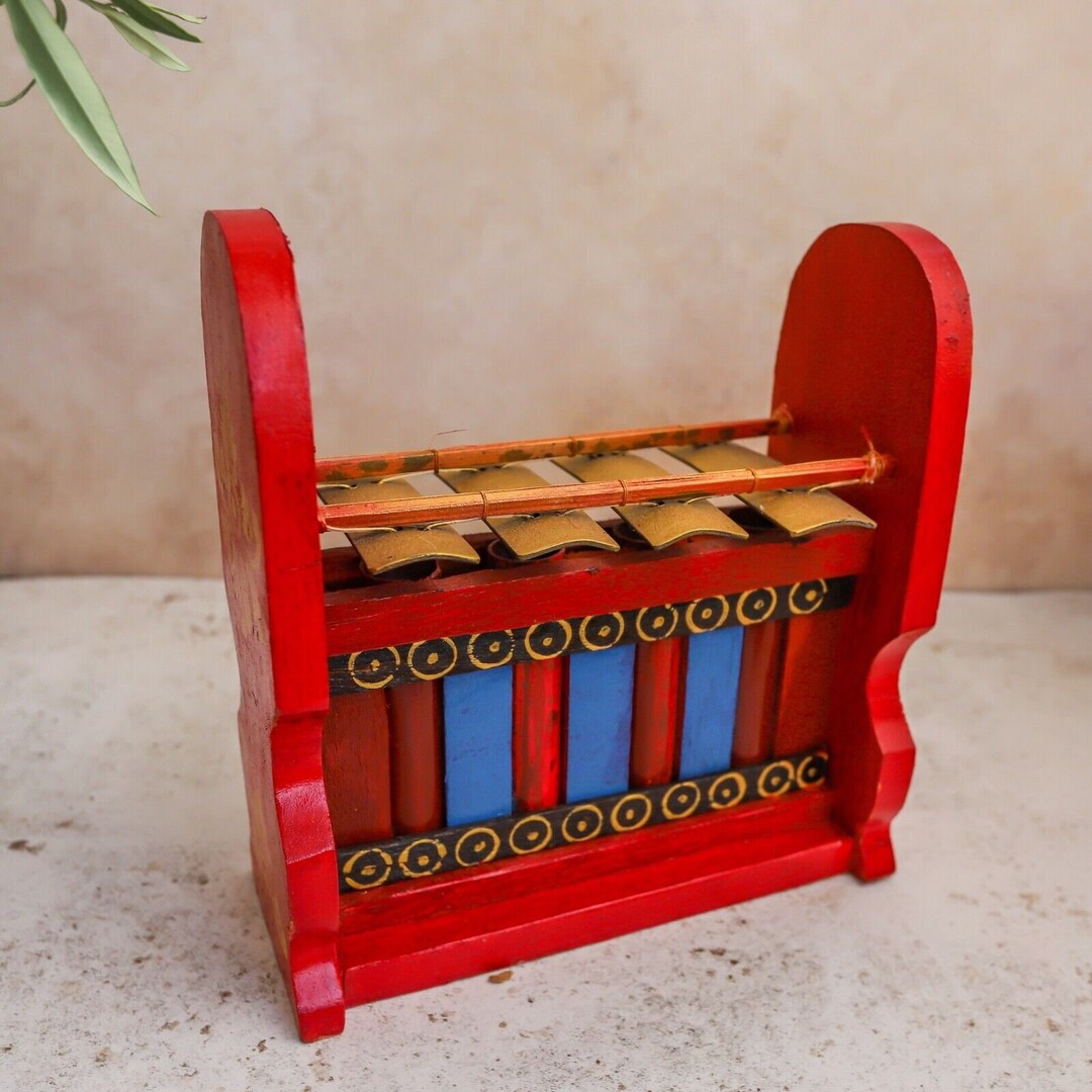 4-note Balinese Gamelan Metallophone – Musical Percussion Instrument ...