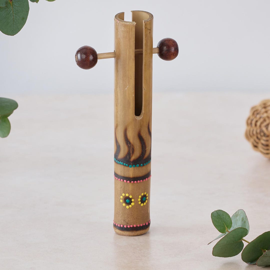 Bamboo Clacker Music Instrument 20cm Sound Therapy - Etsy