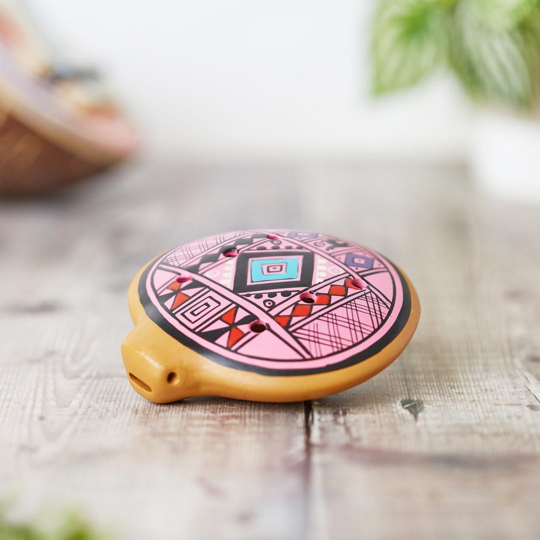 Fair Trade Hand Made Clay Inca Ocarina Flute Whistle From Peru Pick a ...