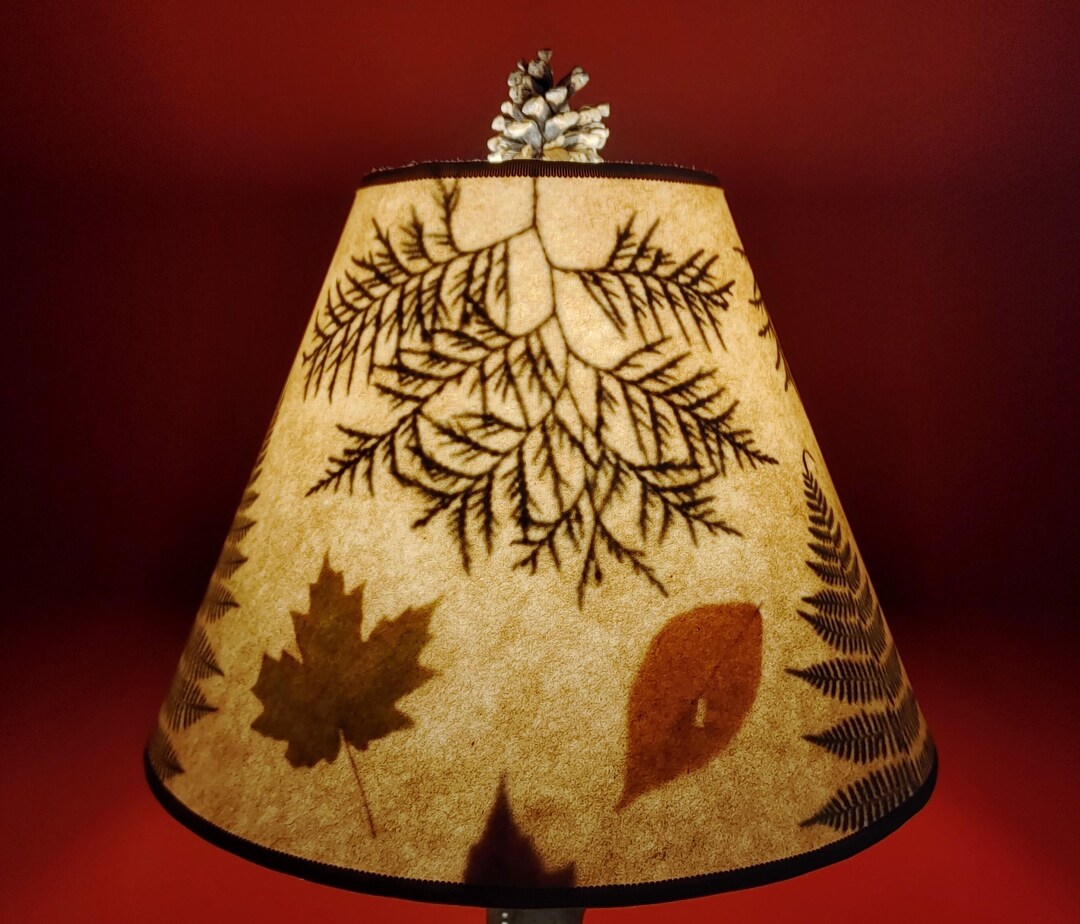 51208 Handmade Botanical Lamp Shade - Etsy