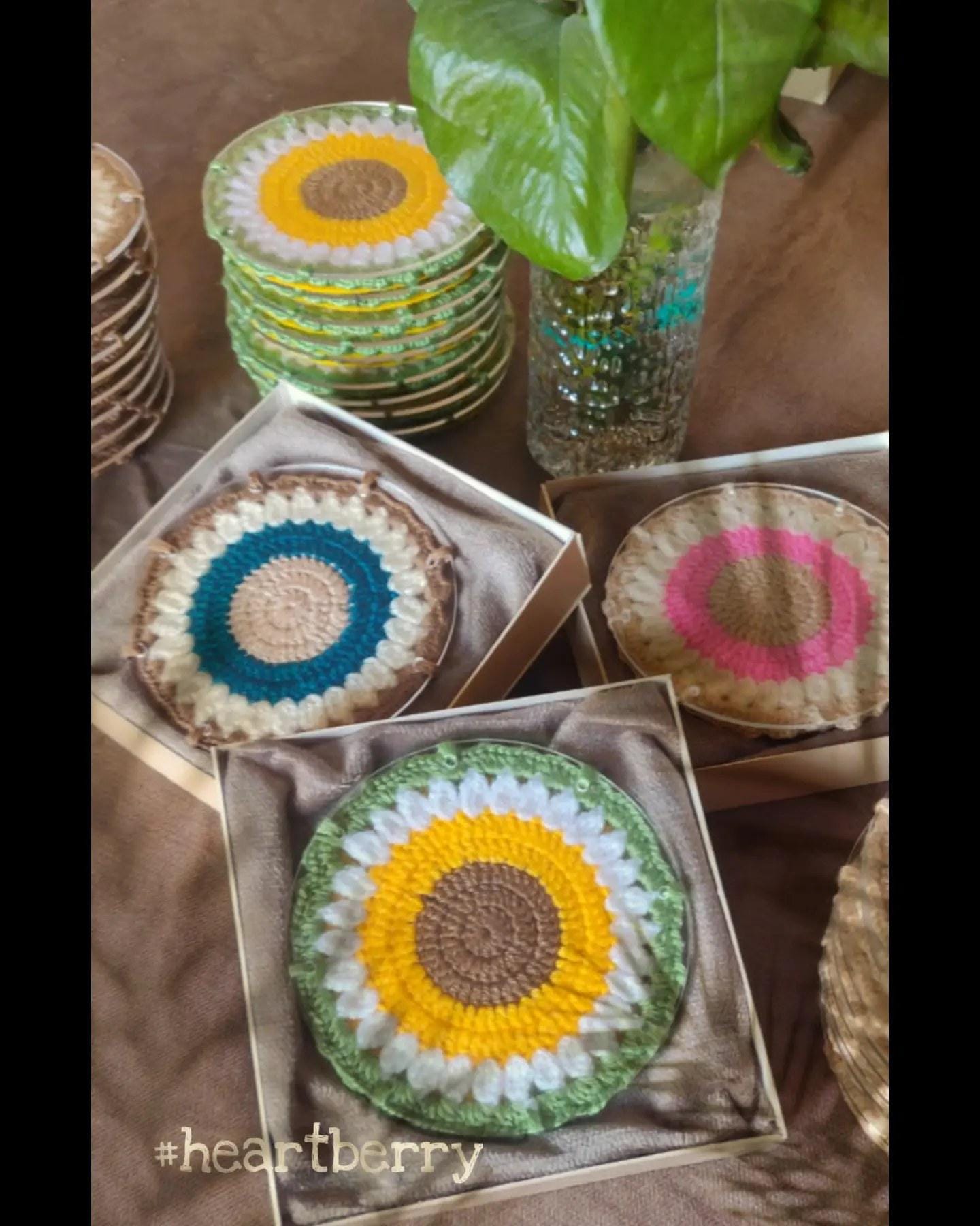 CROCHET TEA COASTER Pdf Pattern, Daisy Coaster, This Includes the ...