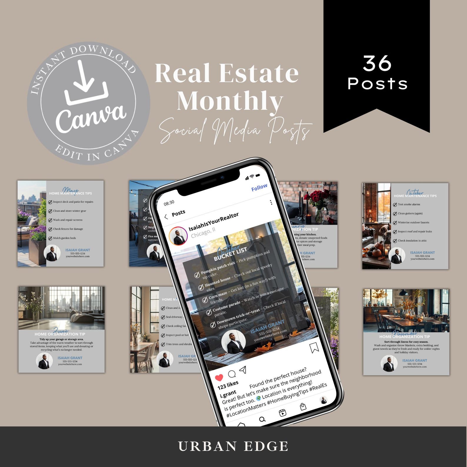 Real Estate Social Media | 12 Monthly Home Maintenance Tip Posts | Home ...