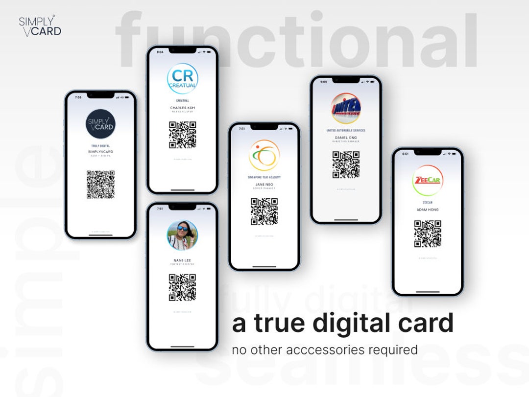 Online Virtual Business/name/contact Card A Truly Fully Digitalized ...