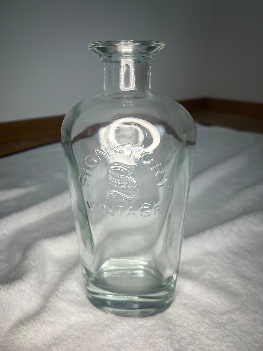 Signatory Vintage Glass Bottle - Etsy