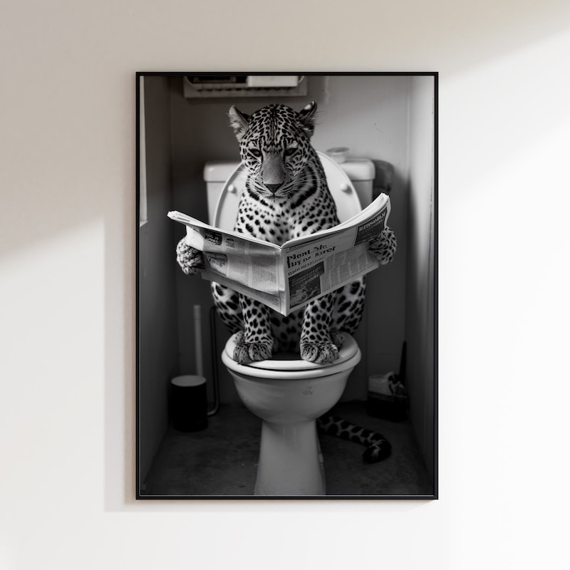 Leopard Bathroom - Etsy