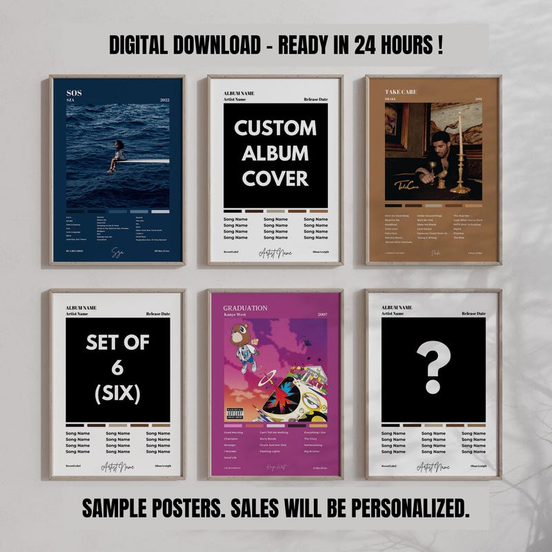 Album Posters - Etsy