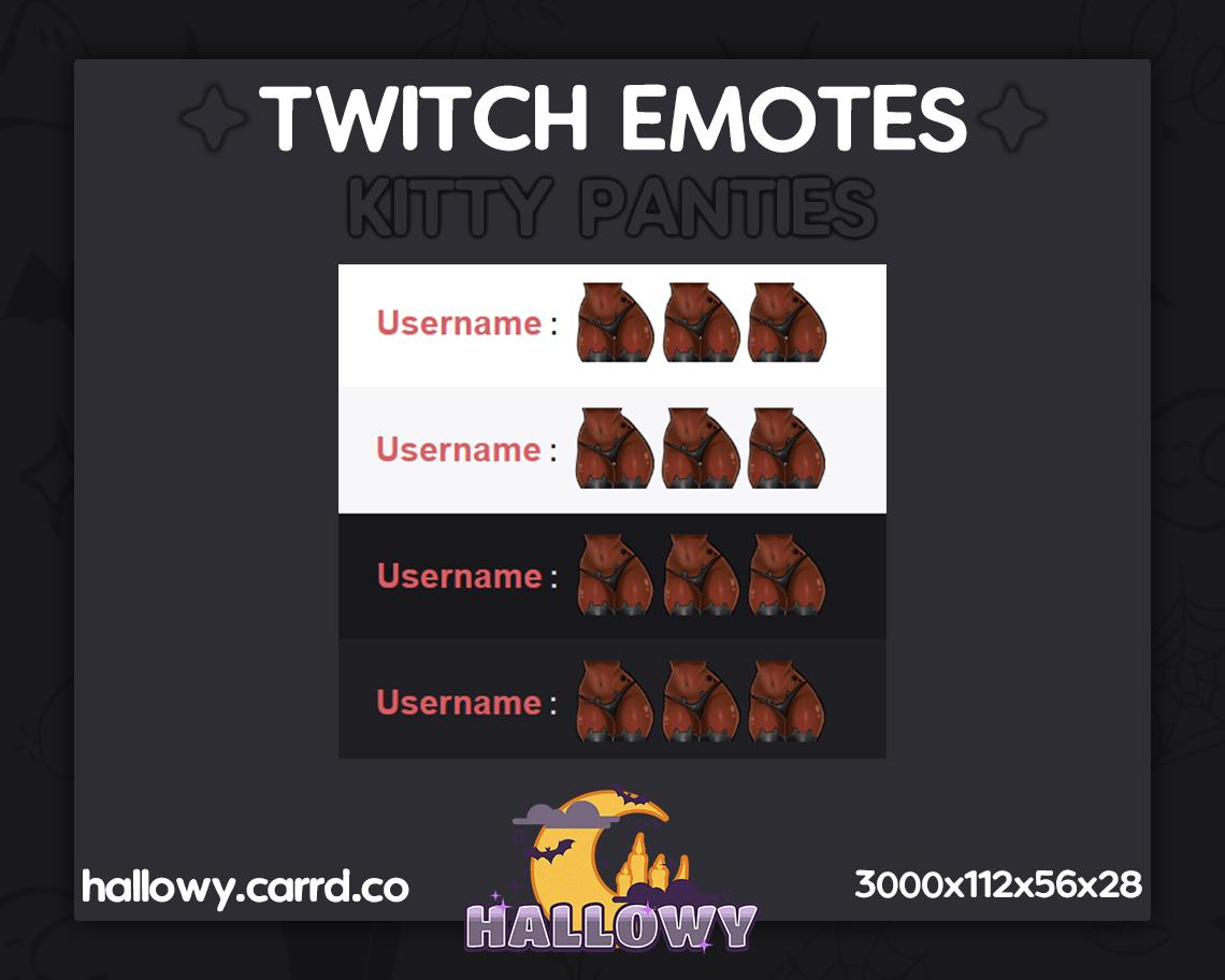 Cute Anime Thick Thighs Emote Twitch Emote Discord Emote Youtube Emote ...