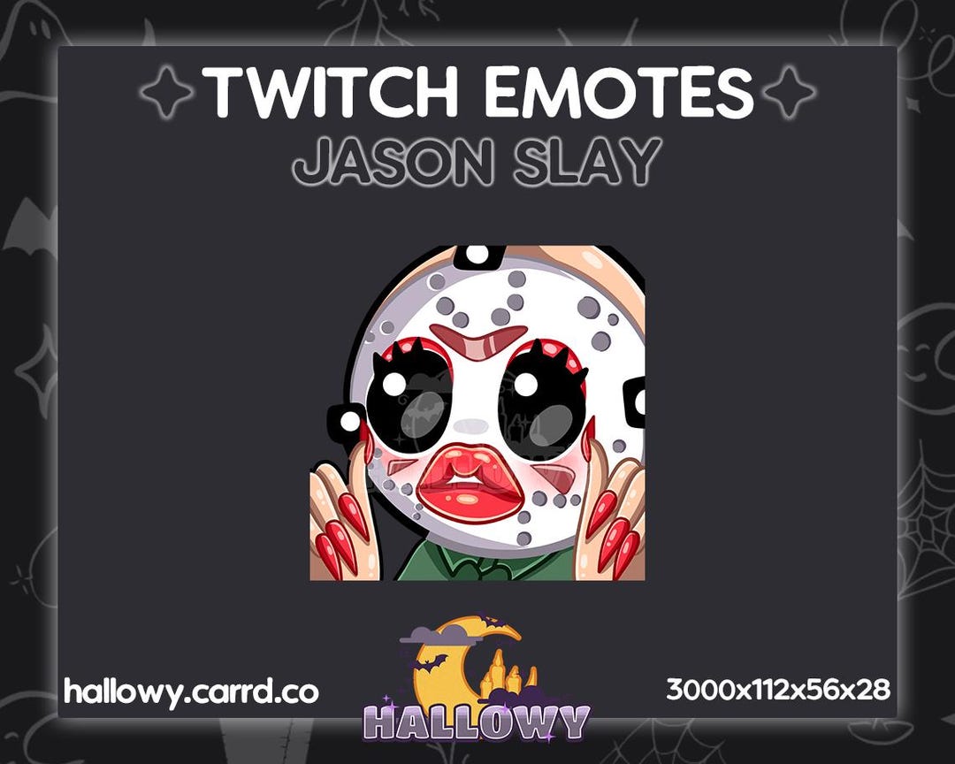 Premade Twitch Emote – Jason Slay Emote for Streamers and Discord - P2U ...