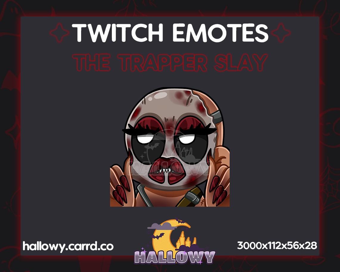 The Trapper Head Slay Emote | Twitch Emote | Discord Emote | Youtube ...