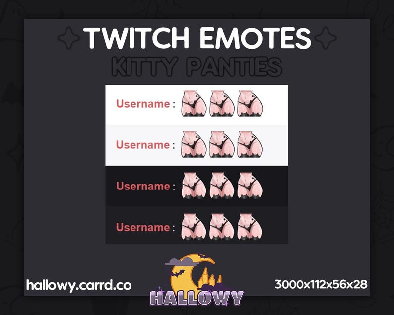 Cute Anime Thick Thighs Emote | Twitch Emote | Discord Emote | Youtube ...
