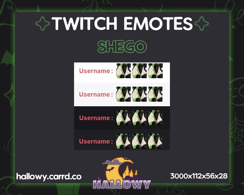 Cute Shego Thighs Emote | Twitch Emote | Discord Emote | Youtube Emote ...