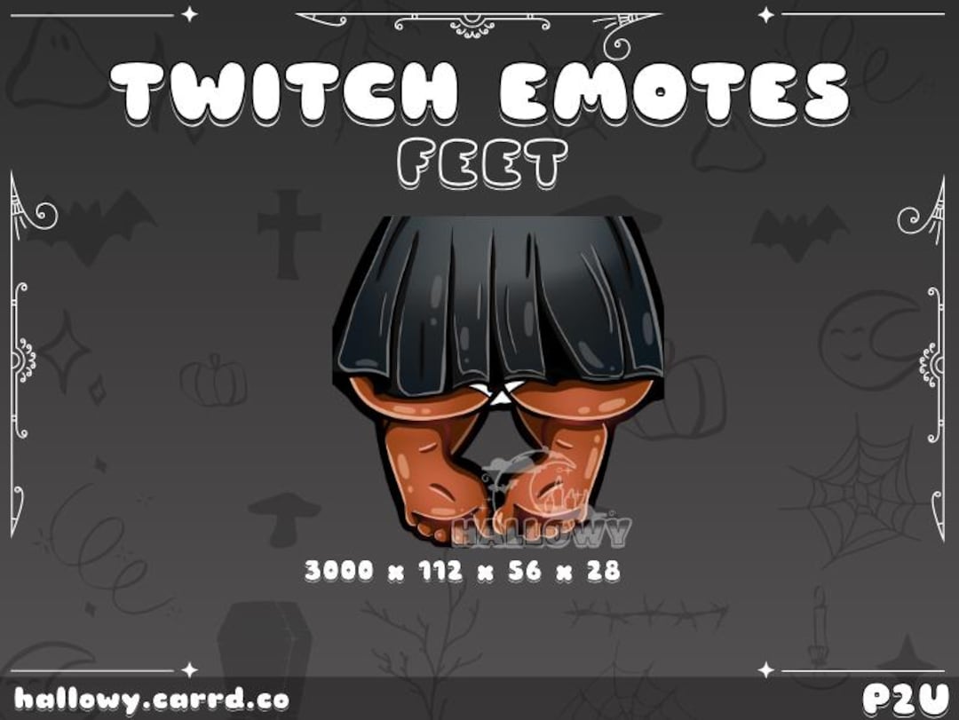 Cute Anime Feet Emote Twitch Emote Discord Emote Youtube Emote LEWD ...