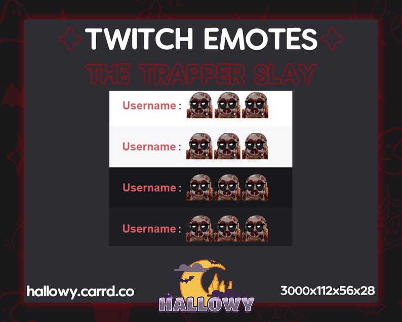 The Trapper Head Slay Emote | Twitch Emote | Discord Emote | Youtube ...