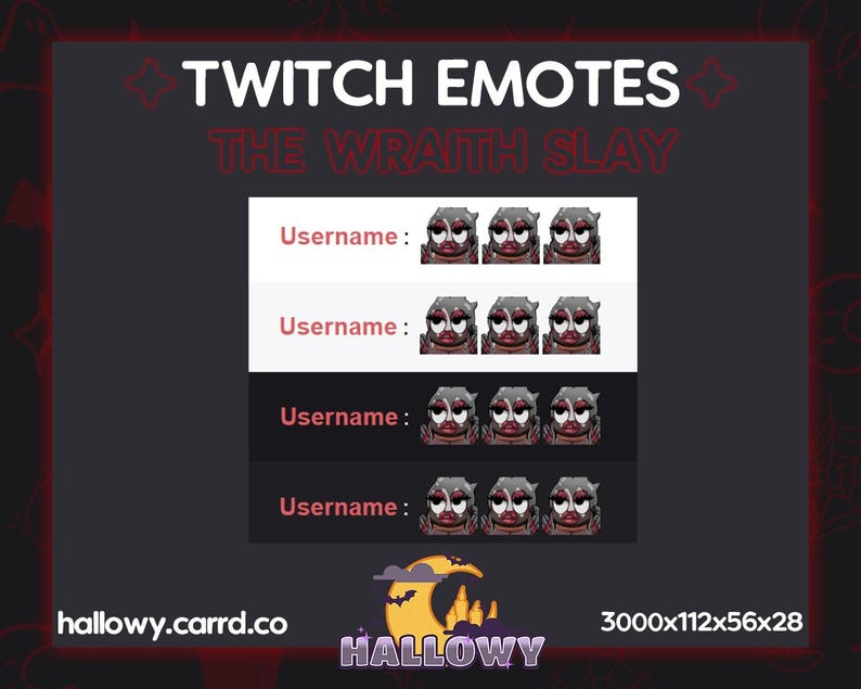 The Wraith Head Slay Emote | Twitch Emote | Discord Emote | Youtube ...