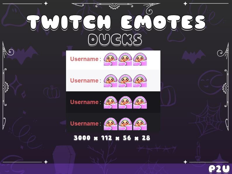 Cute Cozy Yellow Duck Emote Twitch Emote Discord Emote Youtube Emote ...