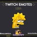Cute Loser Lisa Emote Twitch Emote Discord Emote Youtube Emote Cartoon ...