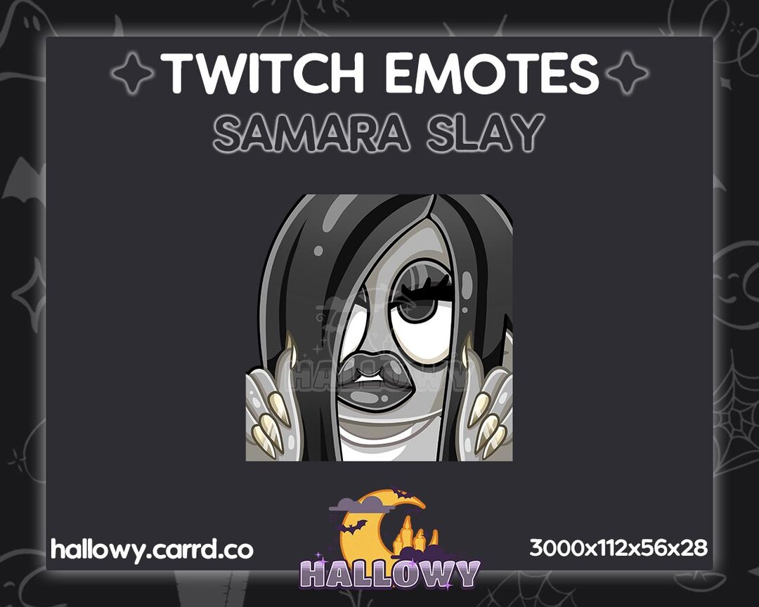 Cute Samara Slay Emote | Twitch Emote | Discord Emote | Youtube Emote ...