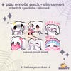 White Dog Twitch Emotes - 11 Chibi Dogs - 2 Eye Colors | Streamer ...