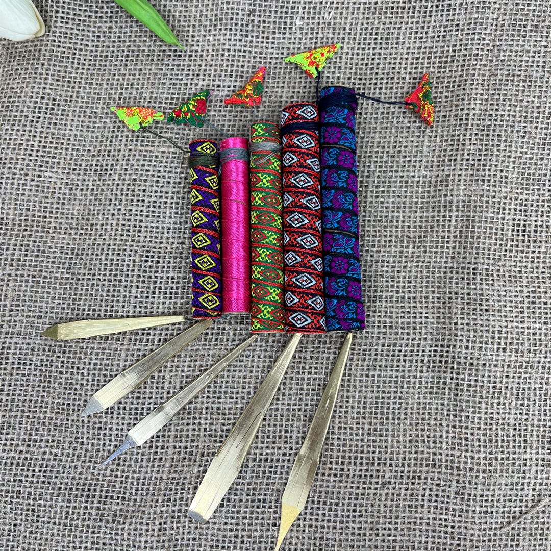 Pack of 5 Traditional Jew's Harp Dan Moi Northern Vietnam, Hmong ...