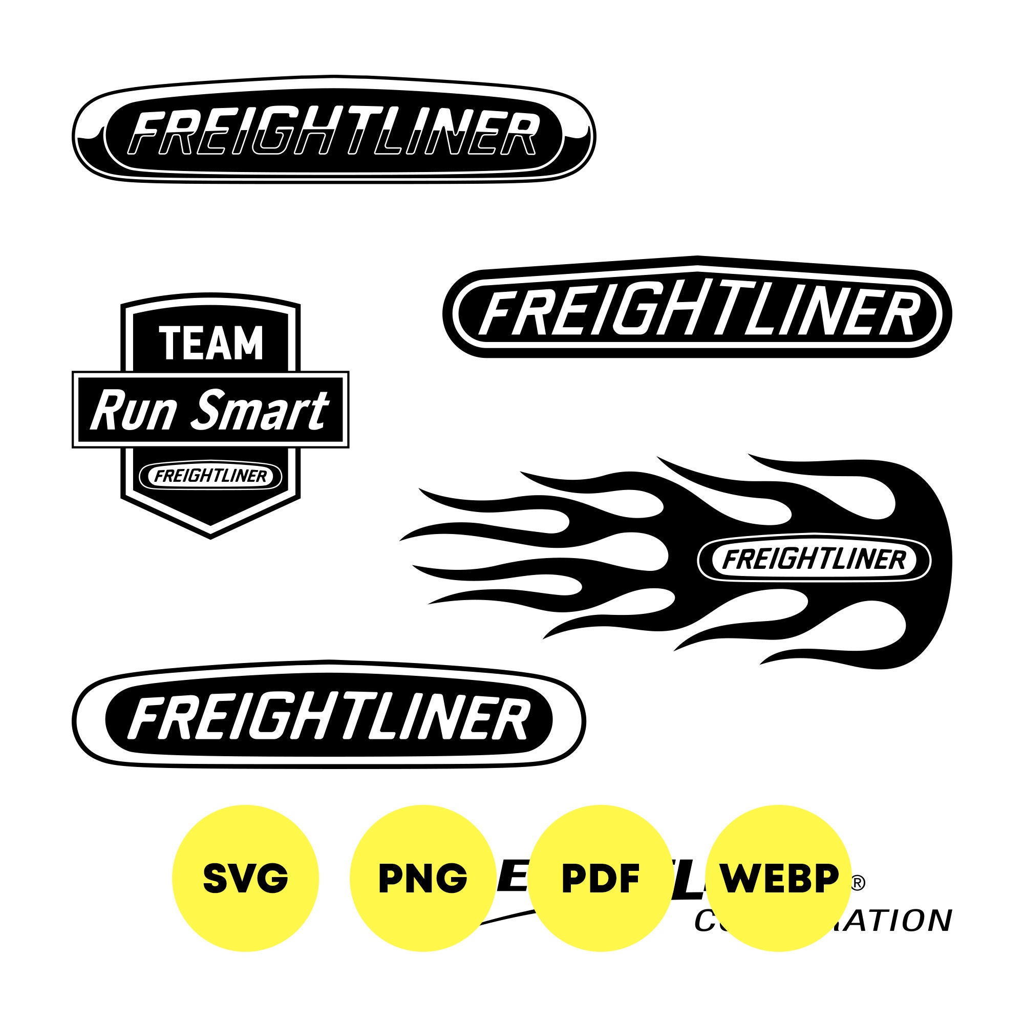Freightliner SVG Emblem Logo - Svg Png Pdf Webp. Freightliner Sign SVG ...