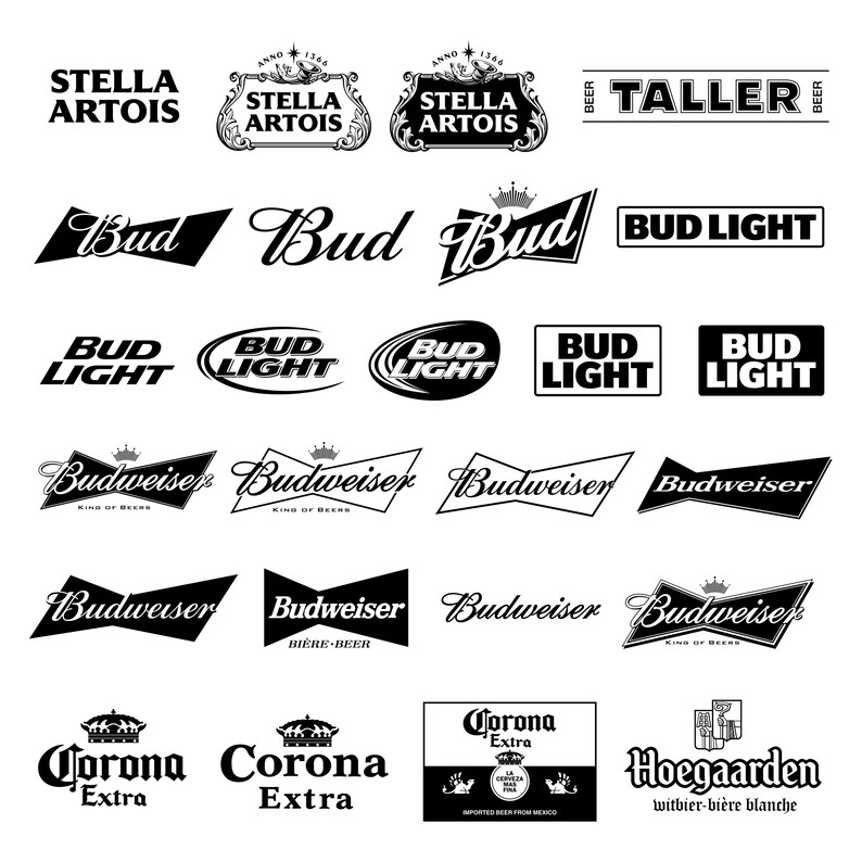 Beer Bundle Logos and Emblems SVG, Png, Webp, Pdf. Beer Mega Svg Bundle ...