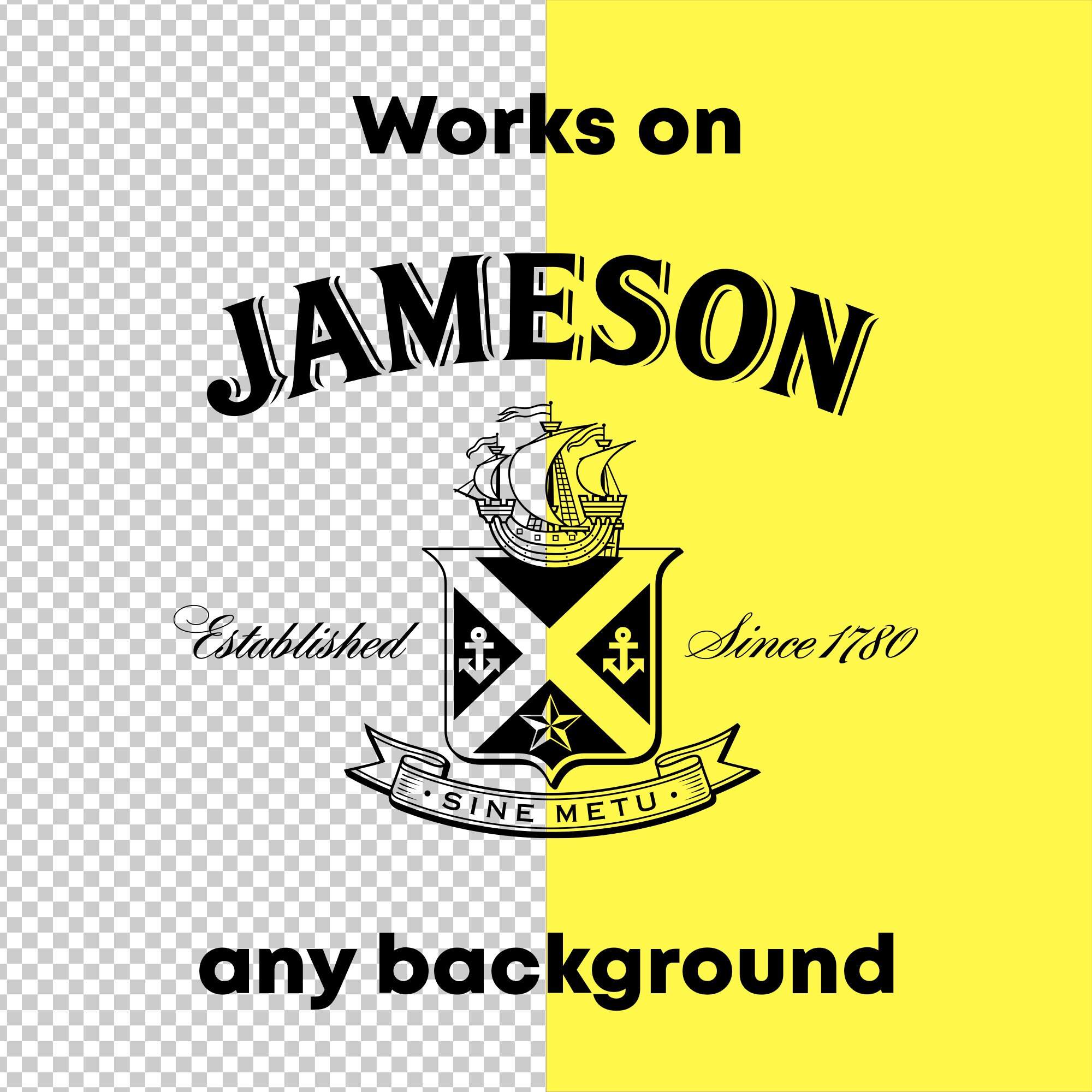 Jameson Irish Whiskey Label SVG. Jameson Bundle Set SVG, Png, Webp, Pdf ...