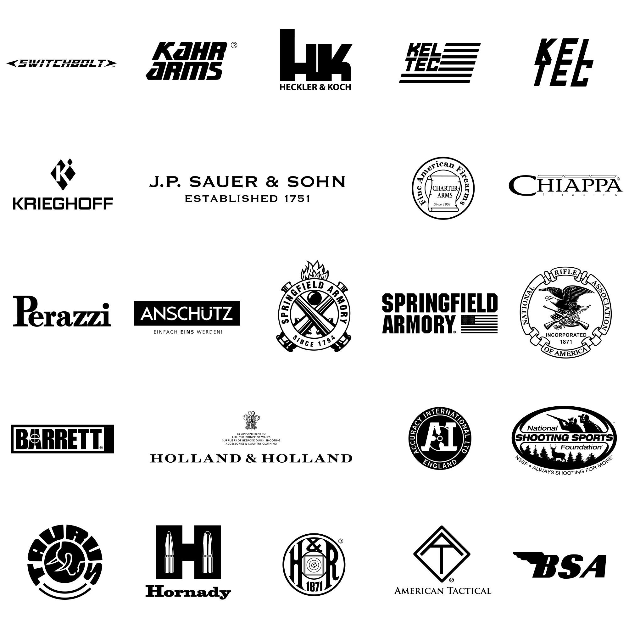 Weapons Brand Bundle Svg Gun Brands Logo SVG. Weapons Logo Svg Vector ...