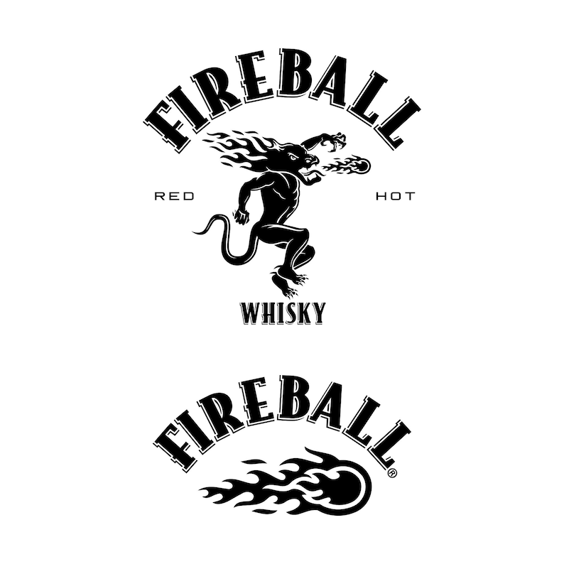 Fireball Whisky SVG Bundle. Fireball Whisky Bundle Set SVG, Png, Webp ...