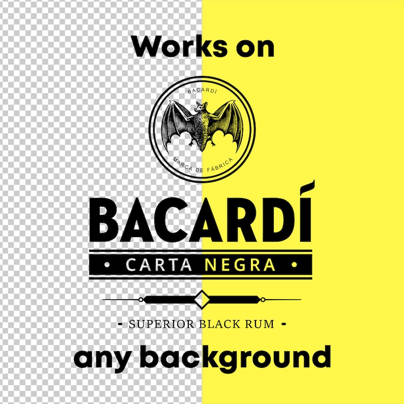 Rum Bacardi 8 Emblem & Logo SVG Bundle. Rum Logo Bundle Set SVG, Png ...