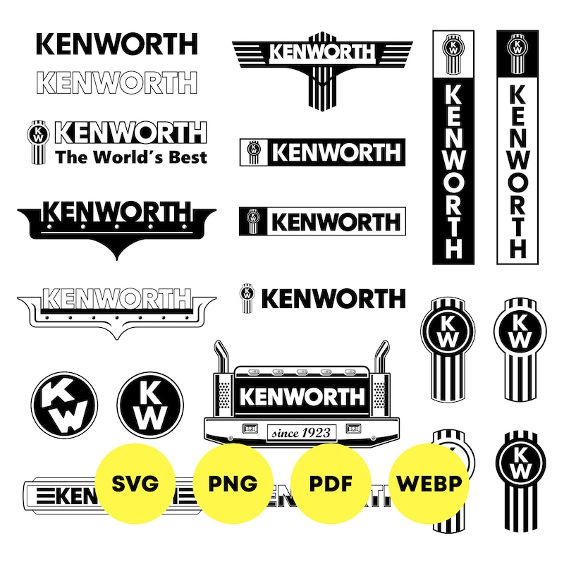 Kenworth Logo Stickers - Etsy