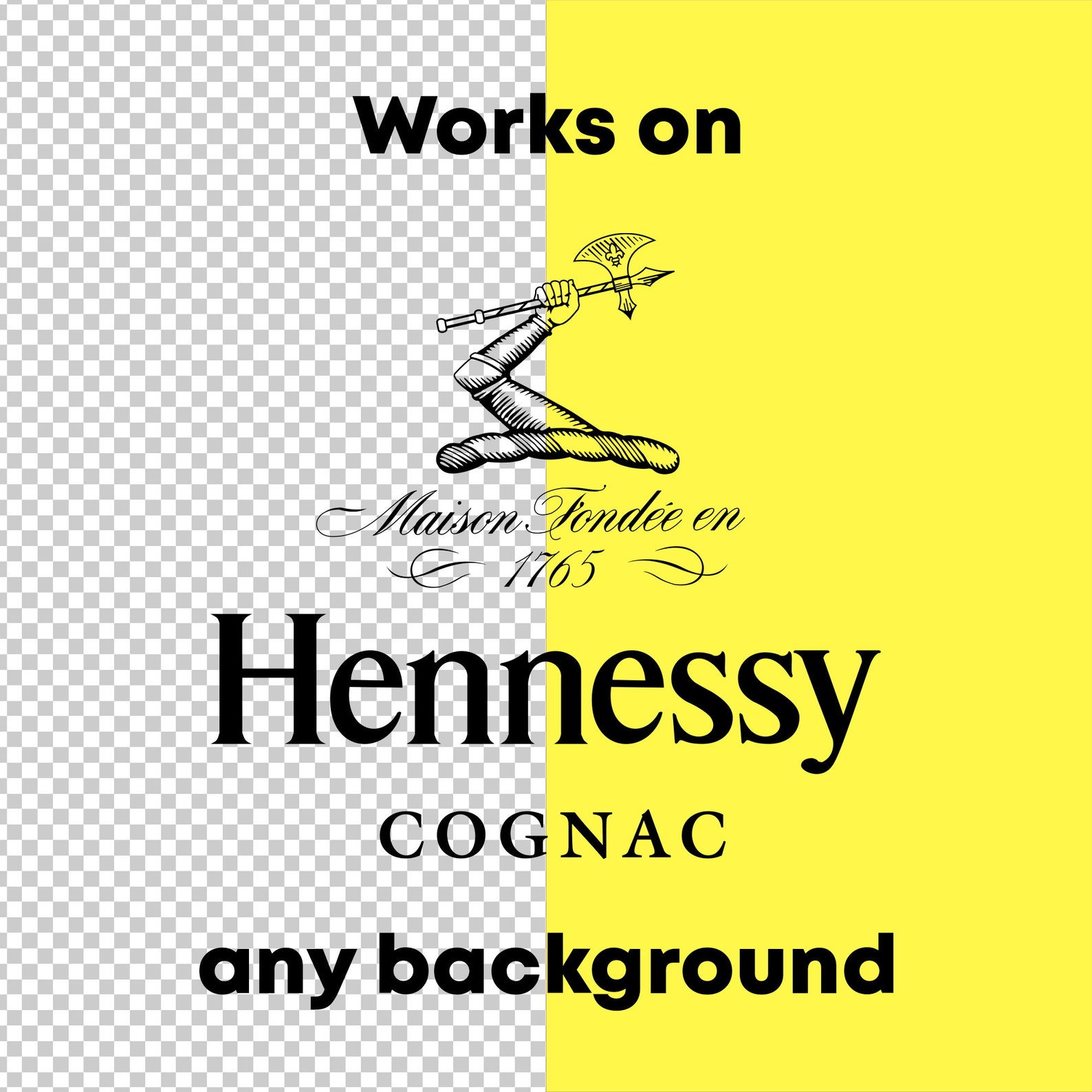 Hennessy Cognac Logo Bundle Set SVG, Png, Webp, Pdf. Cognac Label Sign ...