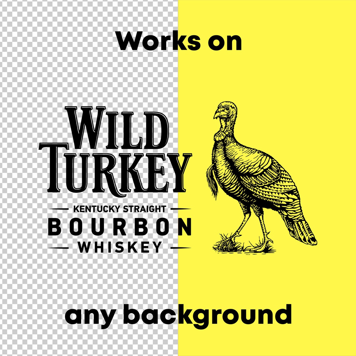 Wild Turkey Bourbon SVG, Whiskey Emblem & Logo Svg, Whisky Wild Turkey ...
