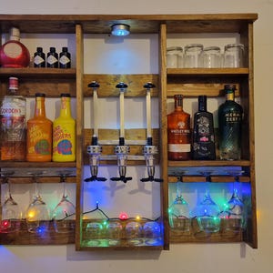 Wall Mounted Bar With Light and Optics - Etsy UK