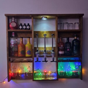 Wall Mounted Bar With Light and Optics - Etsy UK